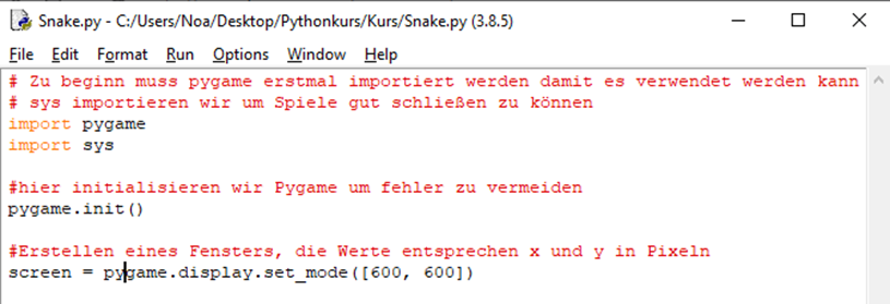 Abschnitt: Erste Schritte | Python – spielend einfach! | Webakademie
