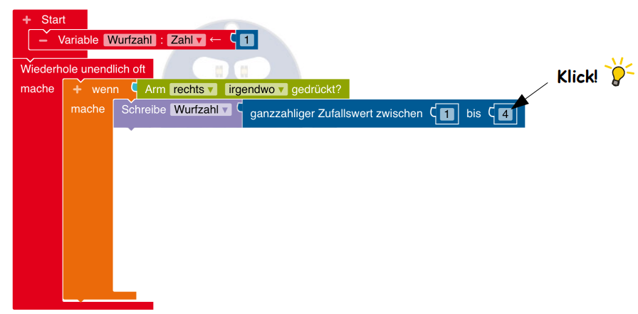 Abschnitt: Würfel | BOB3 – Spannung und Spaß beim Coding | Webakademie